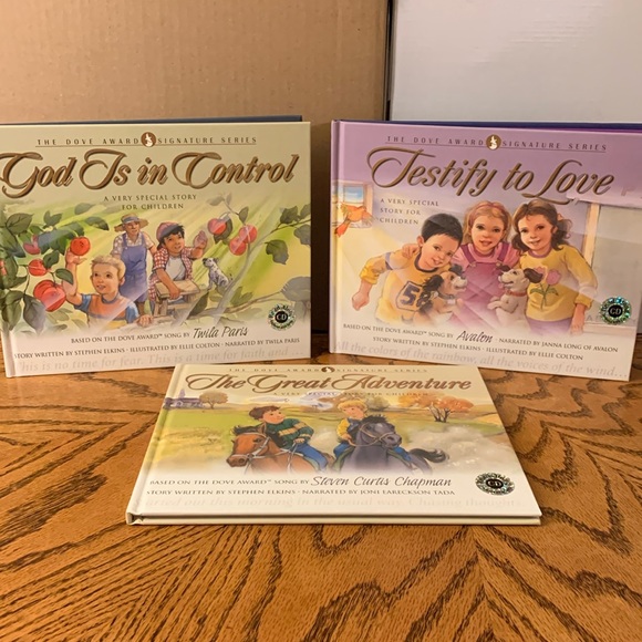 Other | The Dove Award Signature Series 3 Hard Back Books With ...